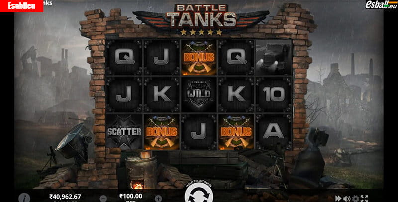 Battle Tanks Slot Machine, EvoPlay Battle Tanks Games - Esball Eu Casino